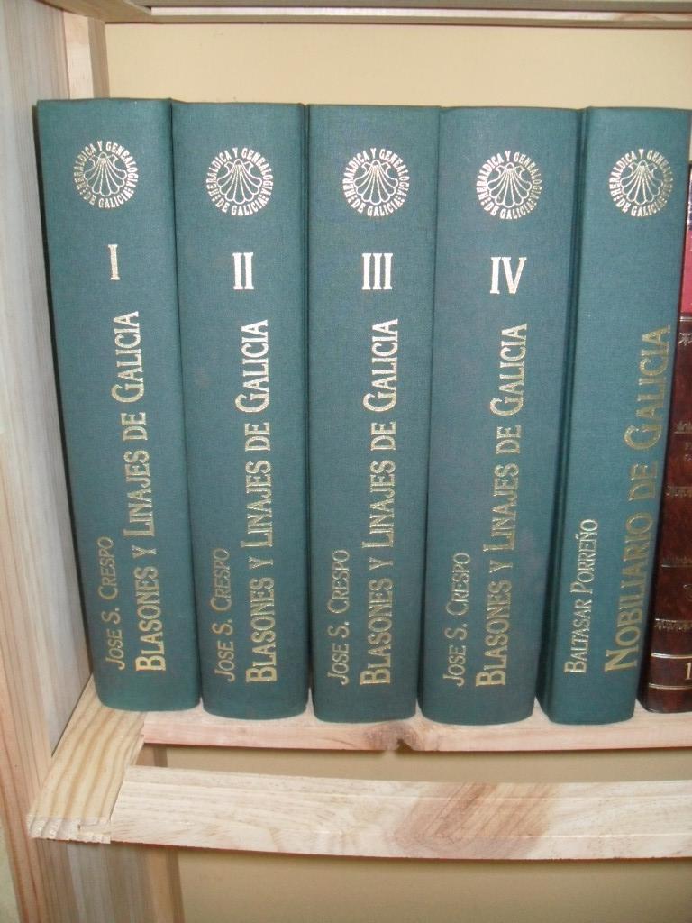 BALSONES DE GALICIA 4 TOMOS Y NOBILIARIO DE GALICIA 1 TOMO | Valín Libros